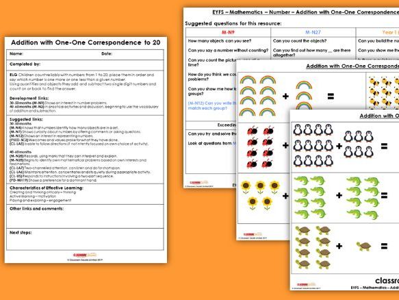 Early Years Maths Resources: Number Worksheets and Activities | Tes