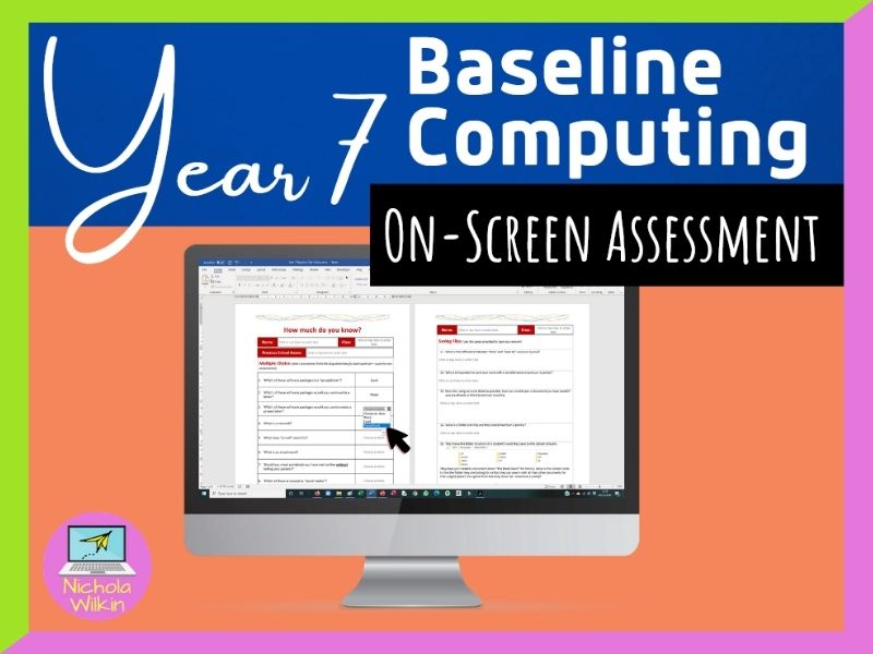 COMPUTING Year 7 Baseline Assessment (On-line version) | Teaching Resources