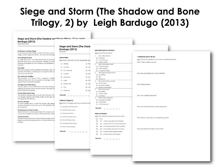 Siege and Storm (The Shadow and Bone Trilogy, 2) by Leigh Bardugo (2013 ...