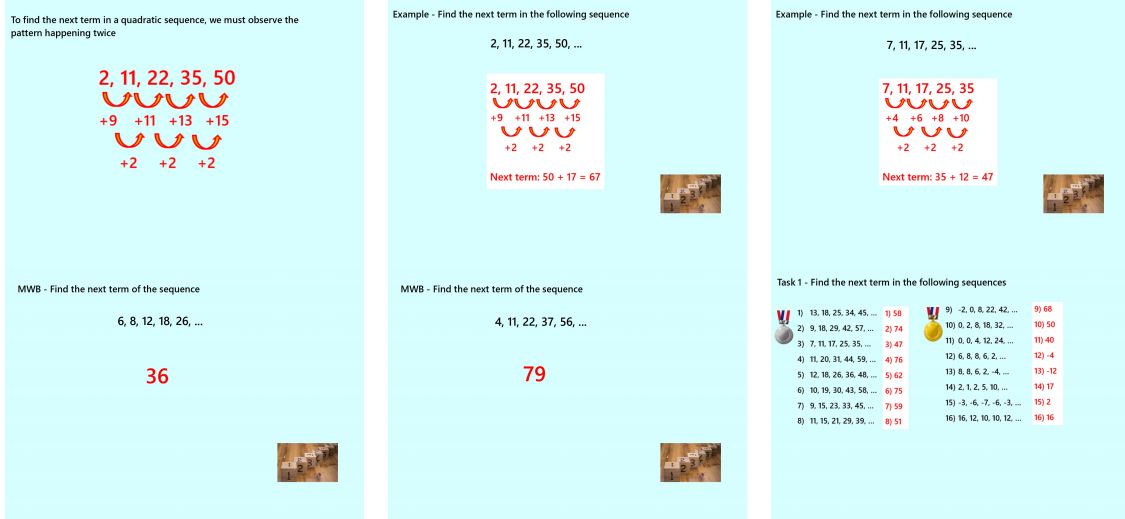 Quadratic & Special Sequences - Maths GCSE Foundation Lesson PowerPoint ...