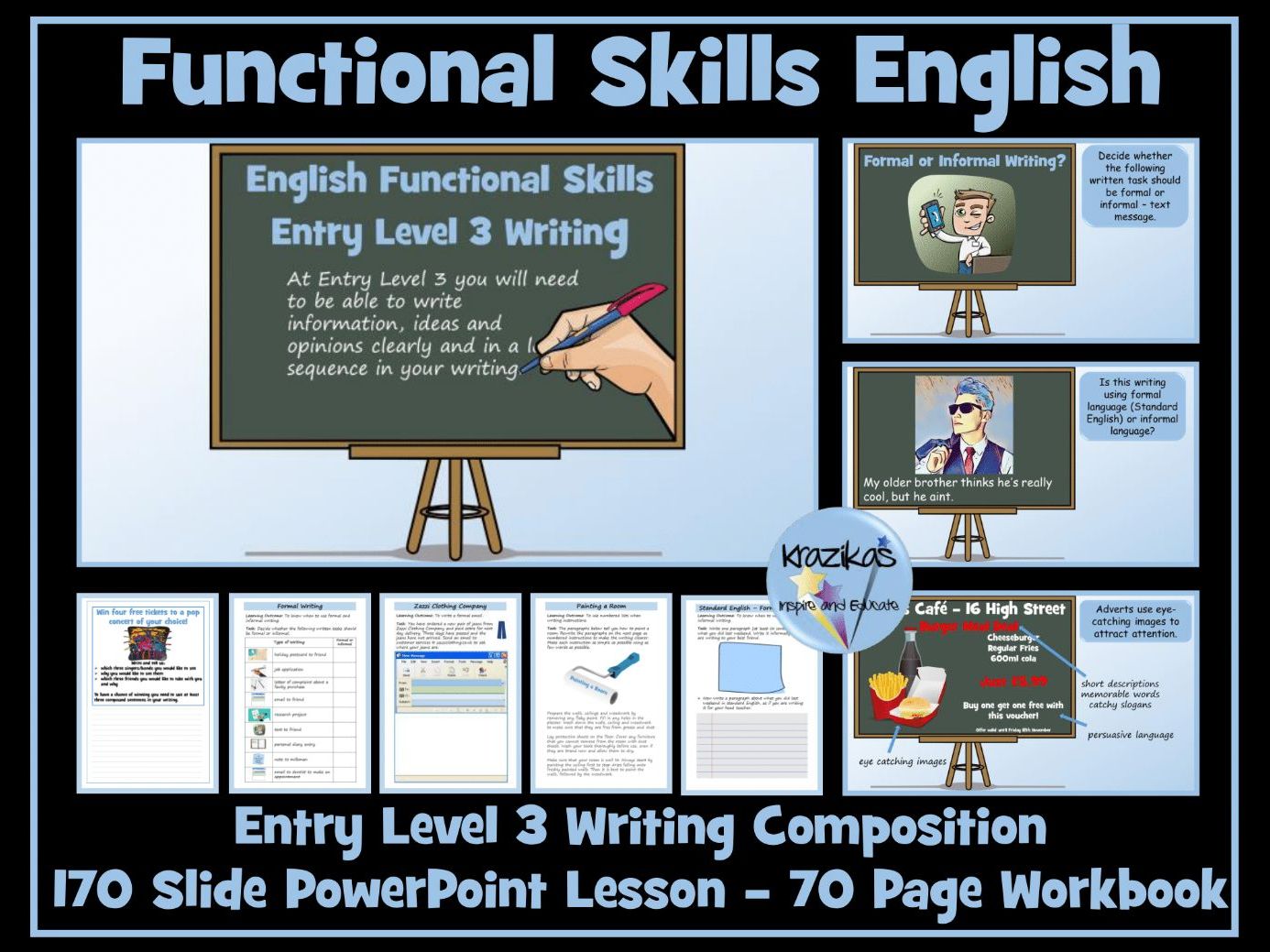 English Functional Skills Entry Level 3 Writing Composition Teaching Resources english-functional-skills-entry-level-3-writing-composition-teaching-resources