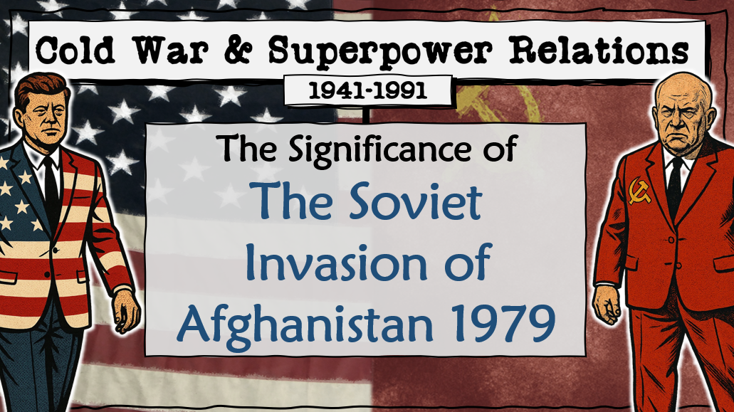 Soviet invasion of Afghanistan 1979 - Cold War - GCSE History Edexcel ...