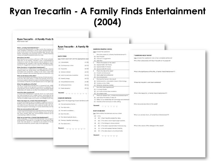 Ryan Trecartin - A Family Finds Entertainment (2004) | Teaching Resources