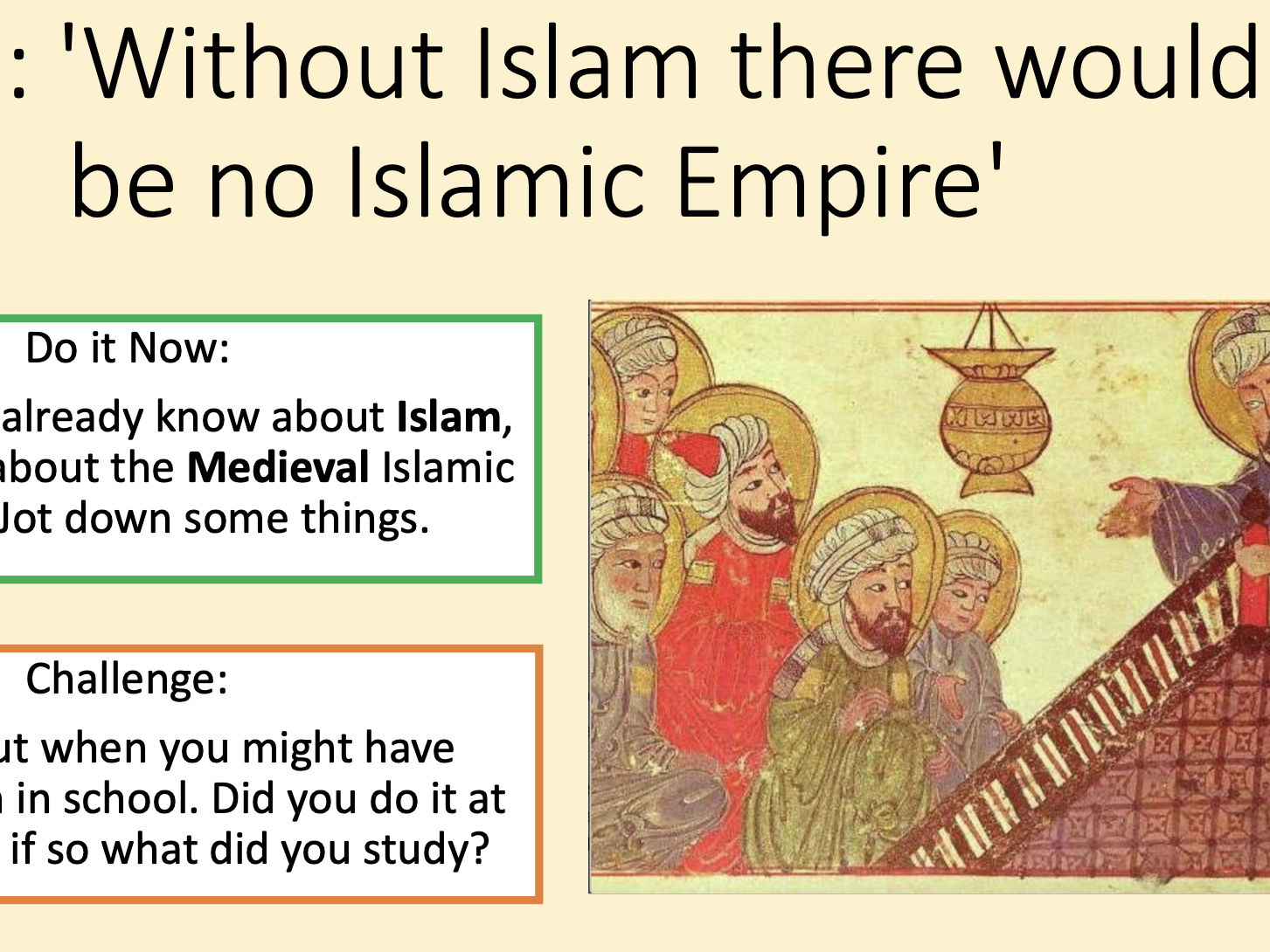 Medieval Islamic Empire Complete KS3 Lesson Sequence | Teaching Resources