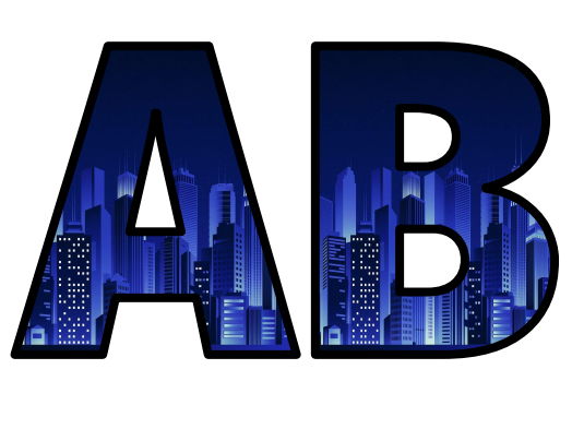 Gotham Generic City Superheroes Lettering Set Display Title Letters ...