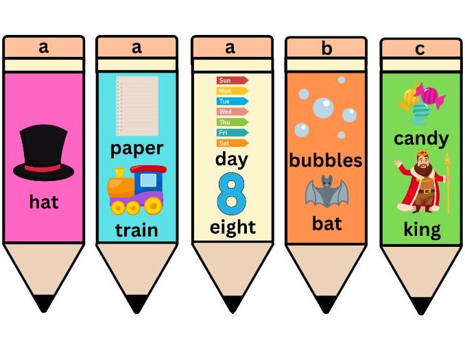 Language sounds flashcards / bookmarks | Teaching Resources