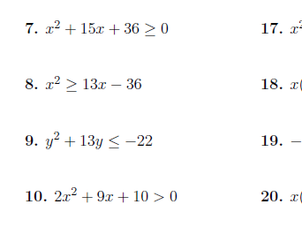 Linear, quadratic and compound inequalities Bundle | Teaching Resources