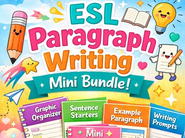 ESL Paragraph Writing Mini Bundle | Teaching Resources
