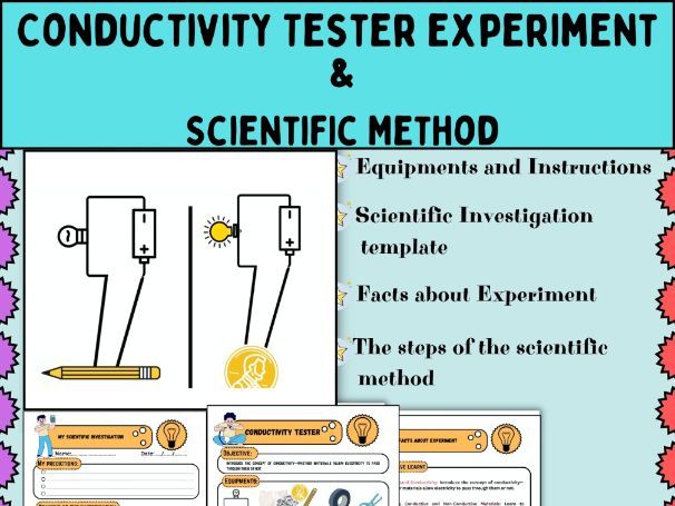 Conductor or Insulator Experiment : STEM activities and Scientific ...
