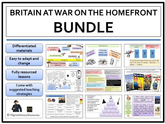 Home Front in World War 2 Bundle | Teaching Resources