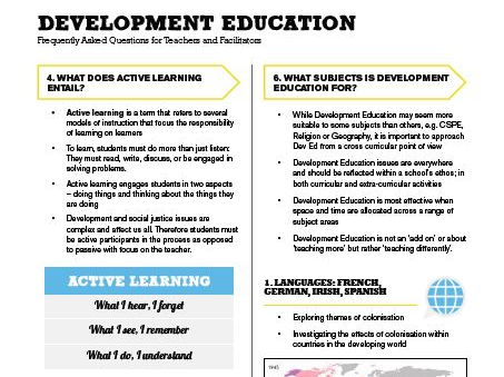 Development Education - A Guide for Teachers and Facilitators ...