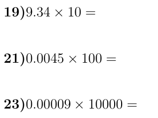 Multiplying by 10, 100, 1000 and 10000 worksheet no 2 (with solutions ...