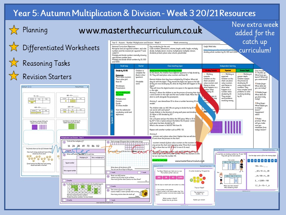 Year 5- Autumn Term- Block 1- Week 3- Place Value Differentiated ...