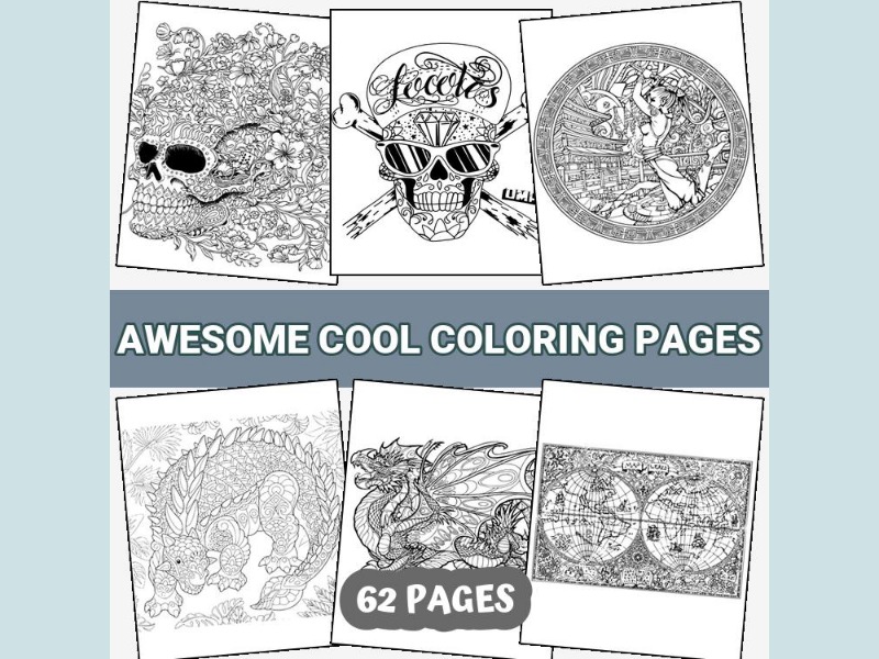 Unleash Your Creativity with Unique Adult Coloring Pages PDF | Teaching ...