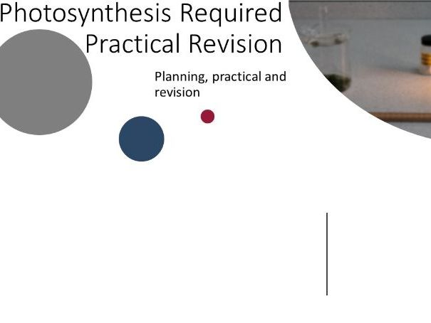 Photosynthesis Required Practical Lesson | Teaching Resources