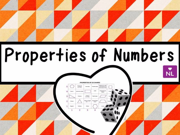 Properties of Numbers (Learning Grids) by NumberLoving - Teaching ...