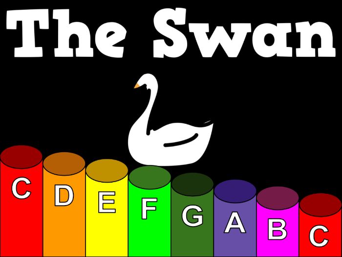 The Swan [Saint-Saëns] Boomwhacker Video and Sheet Music | Teaching ...