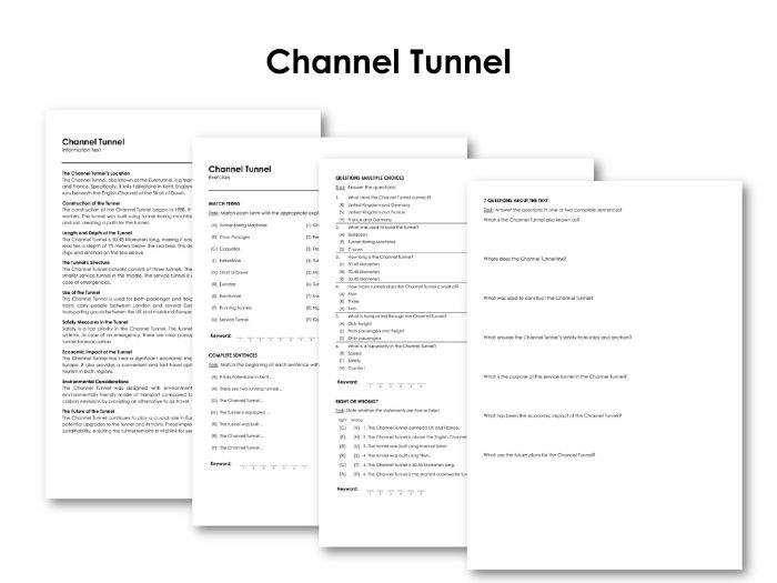 Channel Tunnel | Teaching Resources