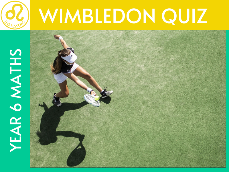 Wimbledon Maths Quiz | Teaching Resources