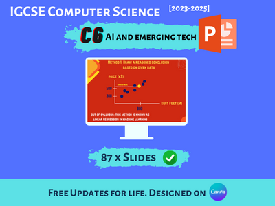 IGCSE Computer Science Chapter 6 - AI [87x Animated Slide] | Teaching Resources
