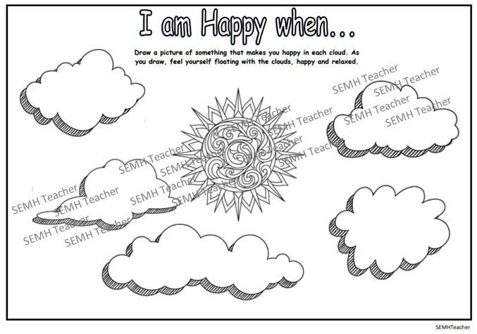 Emotional Literacy Activity - I am happy when (ELSA) | Teaching Resources