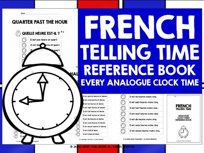 Elementary school French resources: math