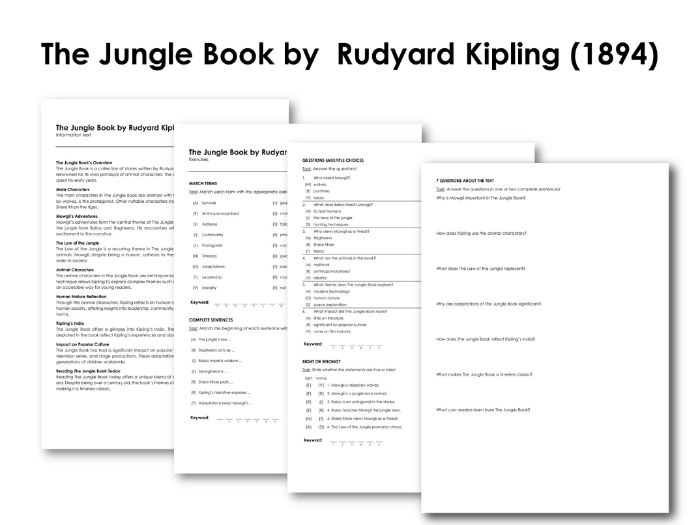 The Jungle Book by Rudyard Kipling (1894) | Teaching Resources
