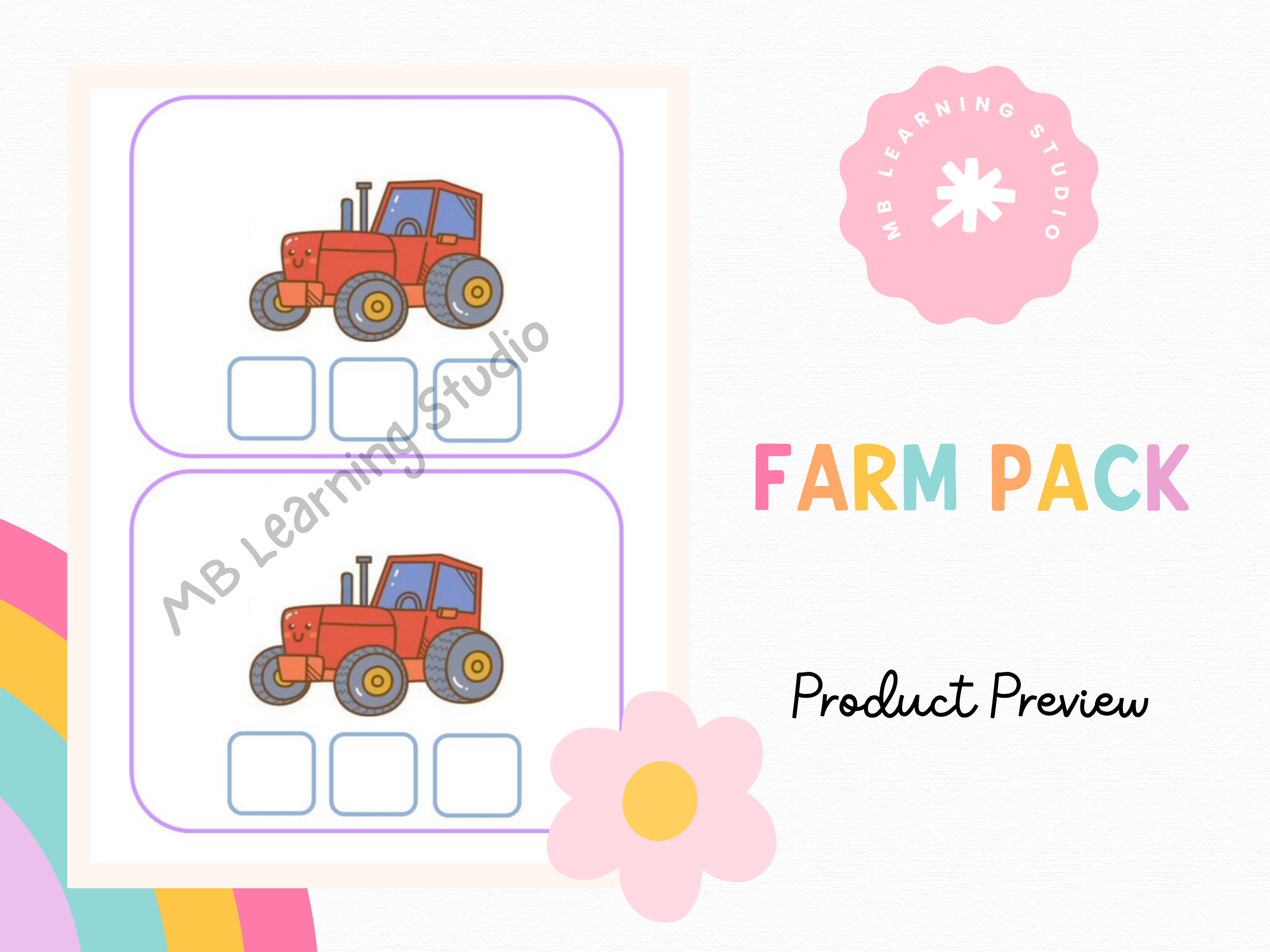 Farm CVC Word Frames | Phonics Activity for EYFS, KS1, Pre-K ...
