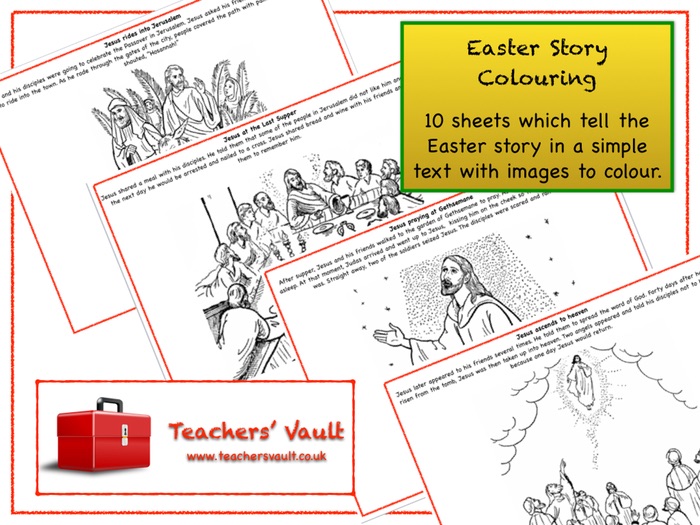 Printable Easter Story Coloring Book