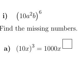 Power of a product worksheet (with solutions) | Teaching Resources