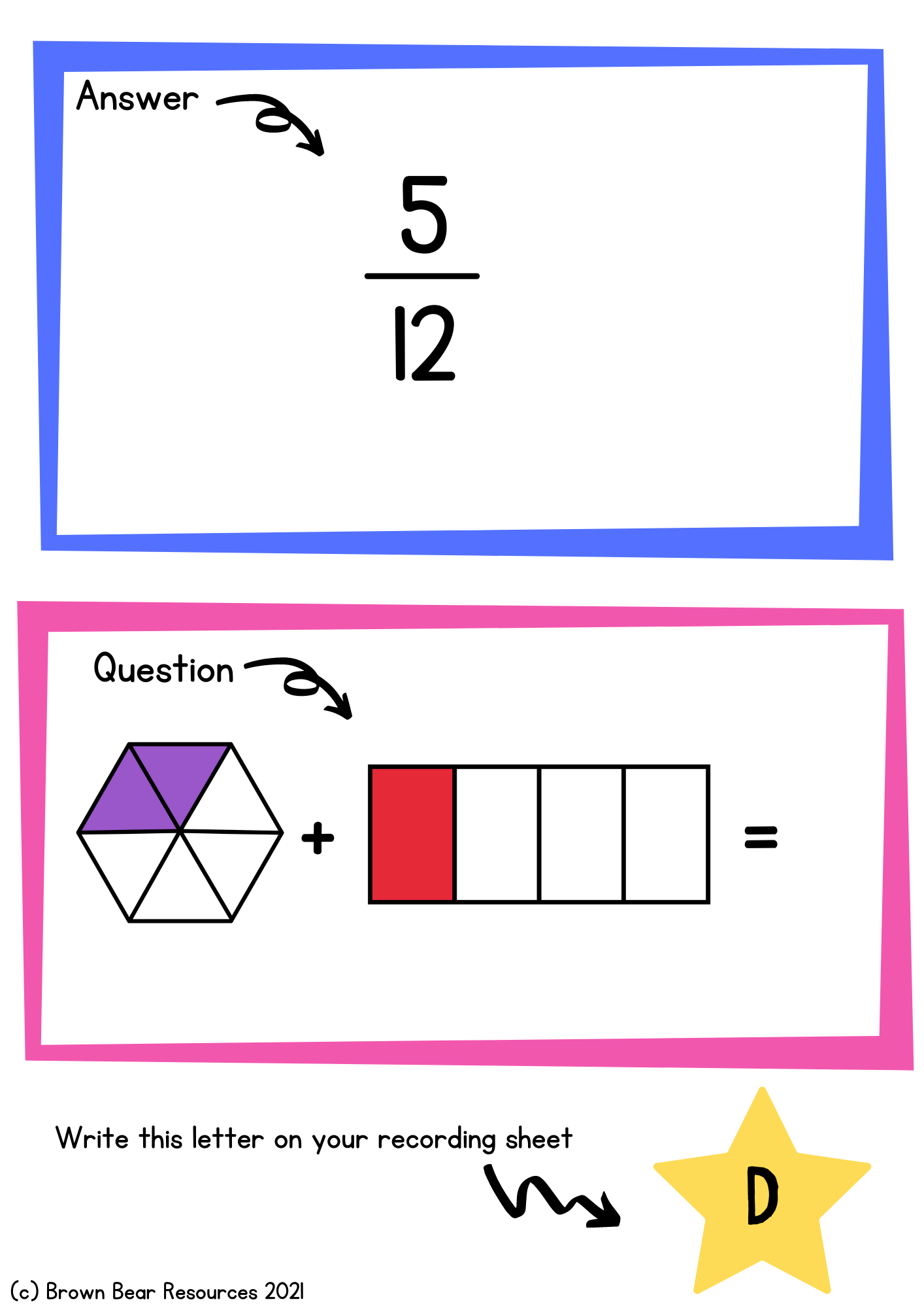 Fun Scavenger Hunt | Add and Subtract Fractions | Unlike Denominators ...