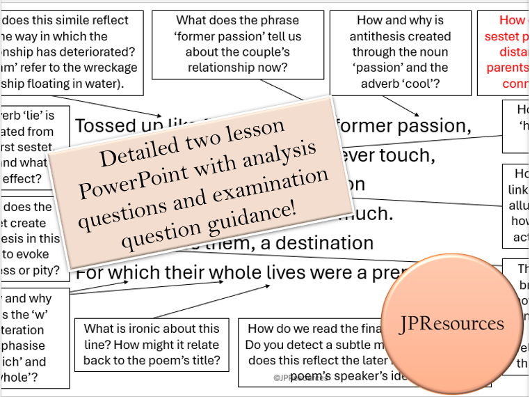 One Flesh - AQA Love Poetry Through the Ages - two AS/A Level lessons ...