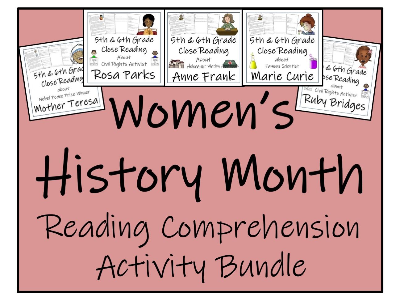 UKS2 Literacy - Women's History Month Reading Comprehension Activity ...