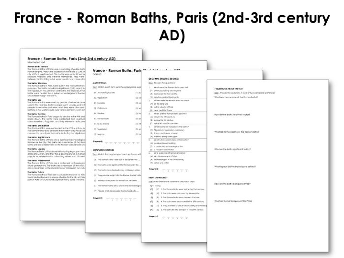 France - Roman Baths, Paris (2nd-3rd century AD) | Teaching Resources