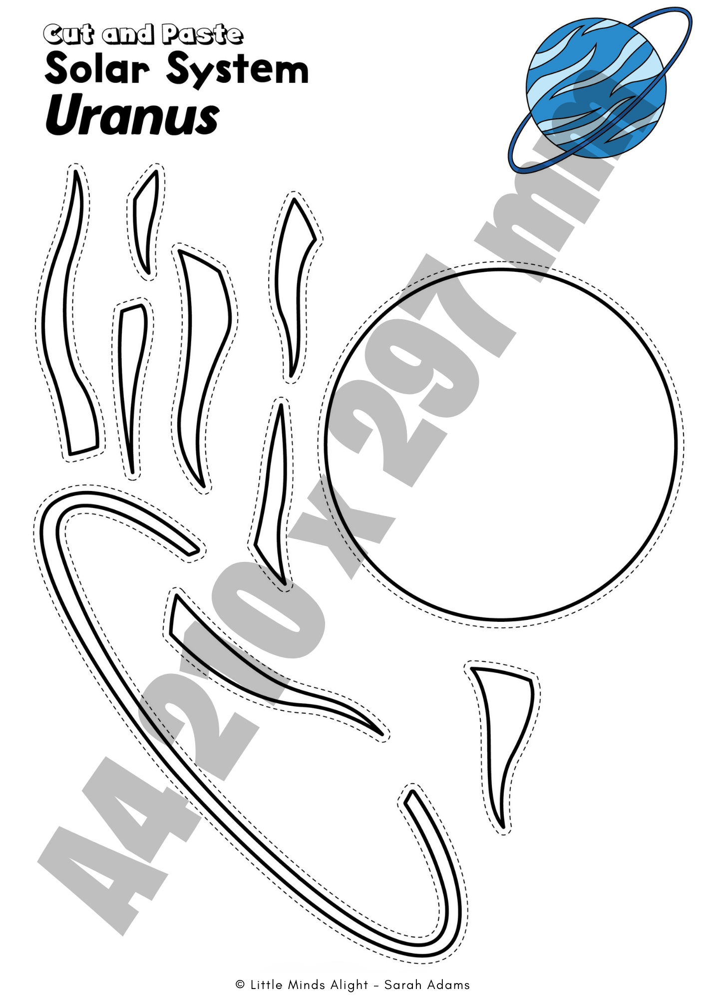 Solar System Cut & Paste Activity | Planets Craft | Teaching Resources