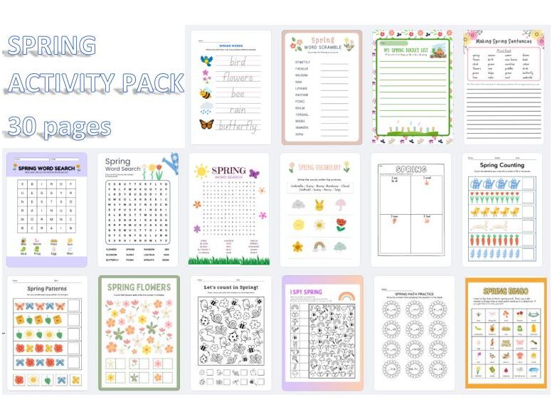 Spring Activity Booklet | Teaching Resources