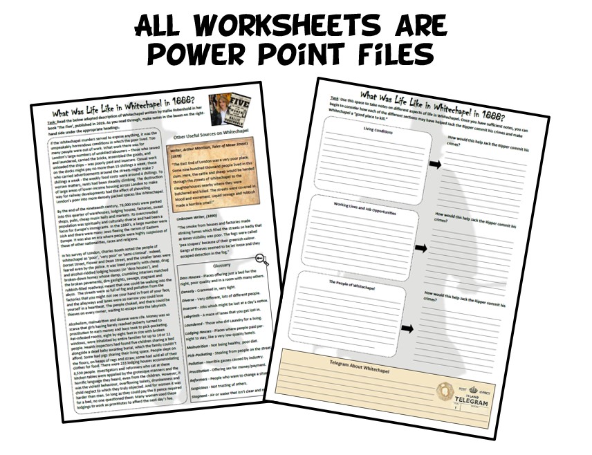 Jack the Ripper KS3 History Mystery BUNDLE! | Teaching Resources