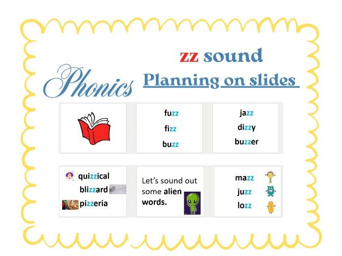 Year 1 Phonics zz sound Full Lesson | Teaching Resources
