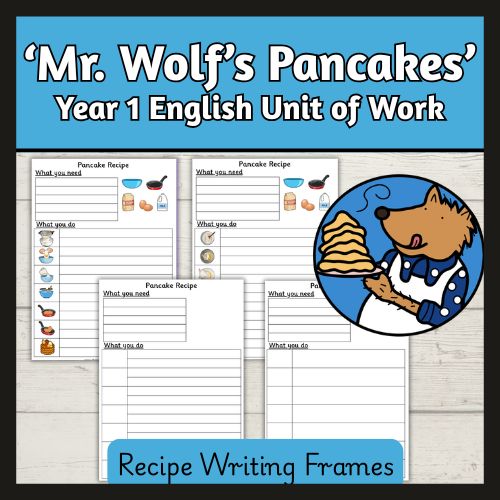 'Mr. Wolf's Pancakes' Year 1 English Planning and Resources | Teaching ...