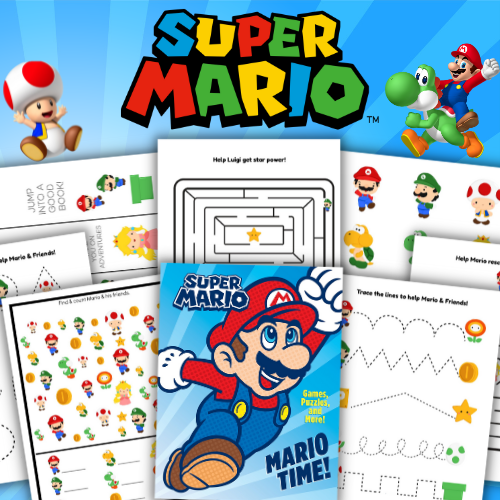 Super Mario Activity Pack For Kids | Teaching Resources