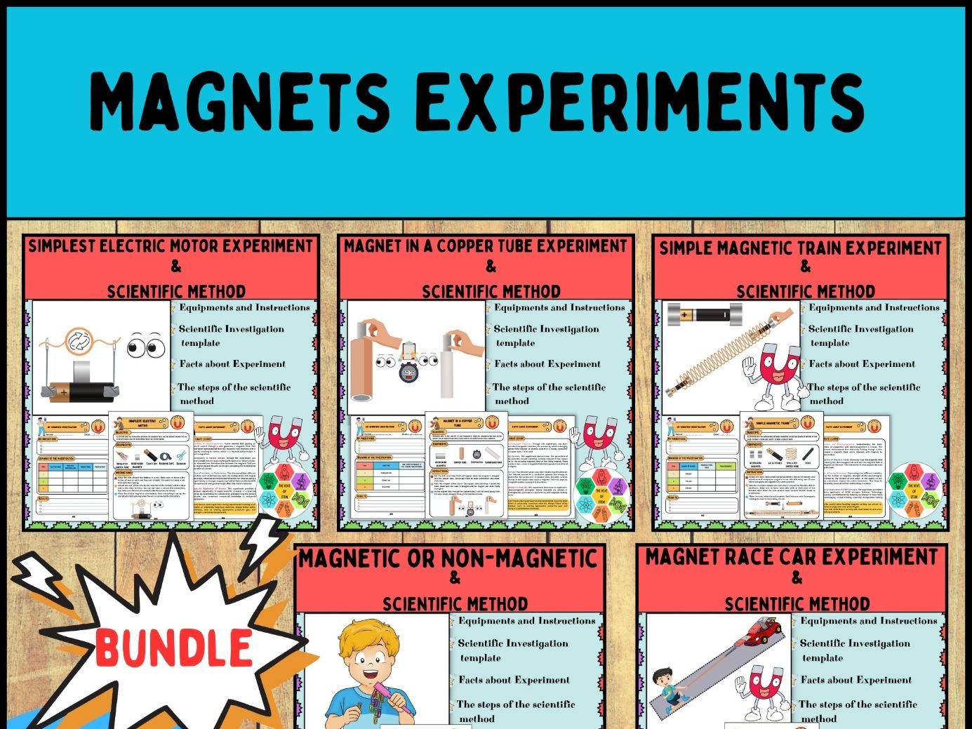 Magnets Experiments : STEM activities and Scientific Method | Teaching Resources