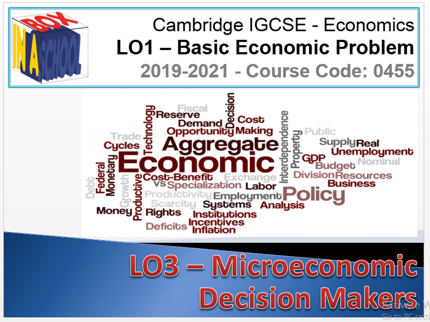 Secondary macroeconomics resources