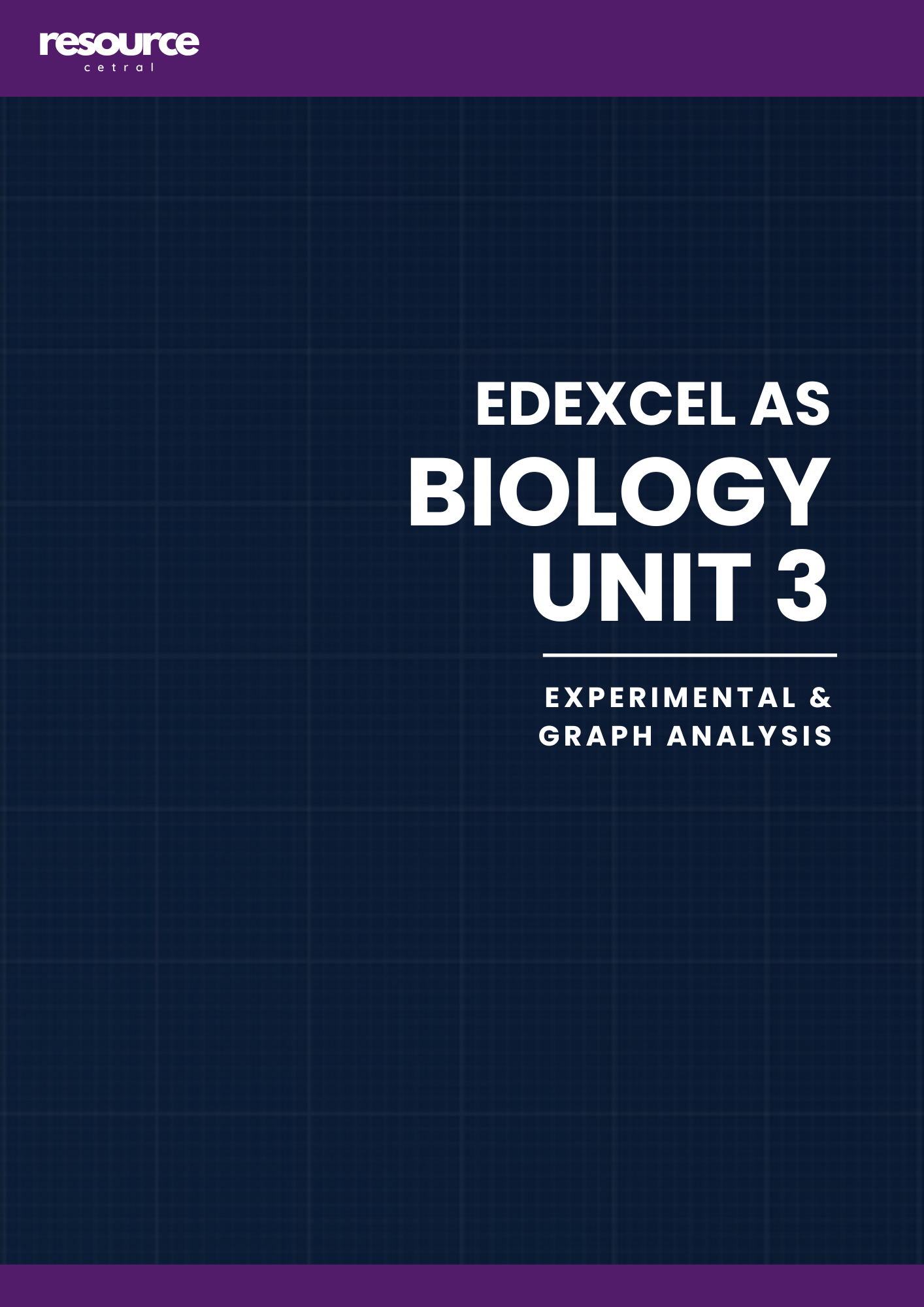 AS Edexcel Unit 3 Biology Graphs Analysis Guide | Teaching Resources