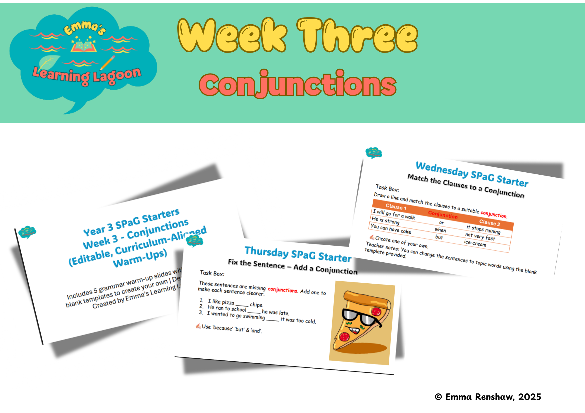 Year 3 SPaG Starters - 6 Week PPT Pack | Teaching Resources