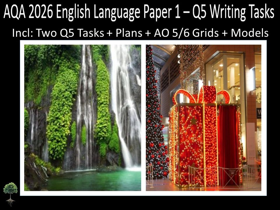 Two Question 5 - AQA 2026 GCSE English Language Paper 1 | Plans, AO ...