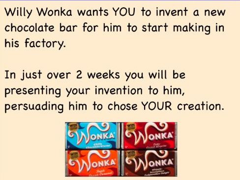 Charlie and the Chocolate Factory - Persuasive Speech to Mr Wonka ...