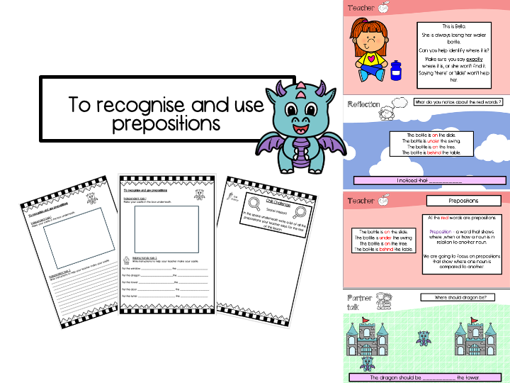 To identify and use prepositions | Teaching Resources