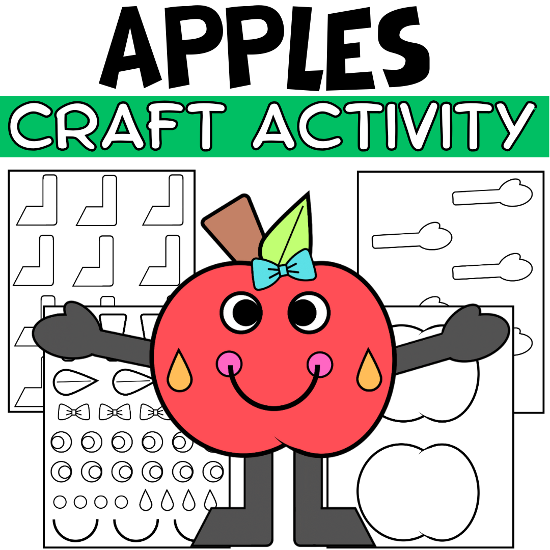 Fall Apple Buddy Craft | Apple Pal Craft | Back to School Icebreaker ...