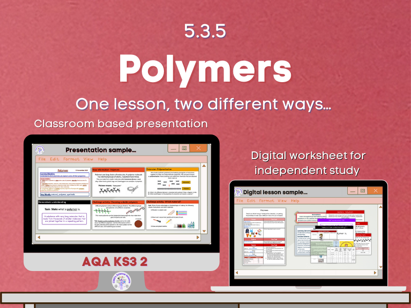 Polymers Lesson bundle | Teaching Resources