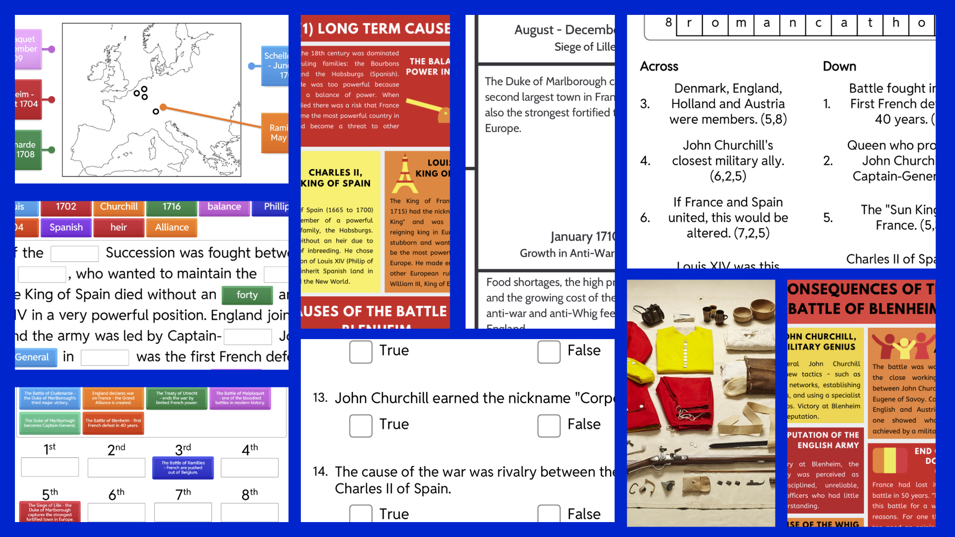 War of the Spanish Succession: KS3 / Common Entrance Resource Pack ...